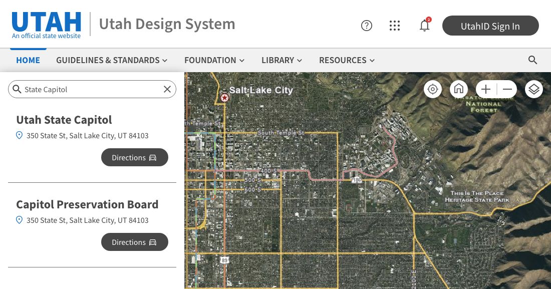 Utah Design System