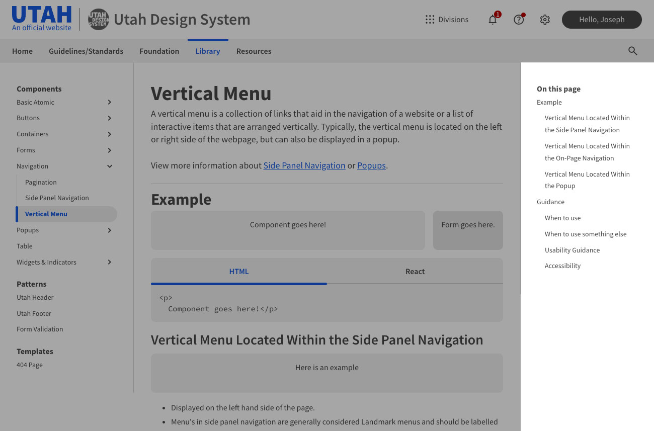 Utah Design System